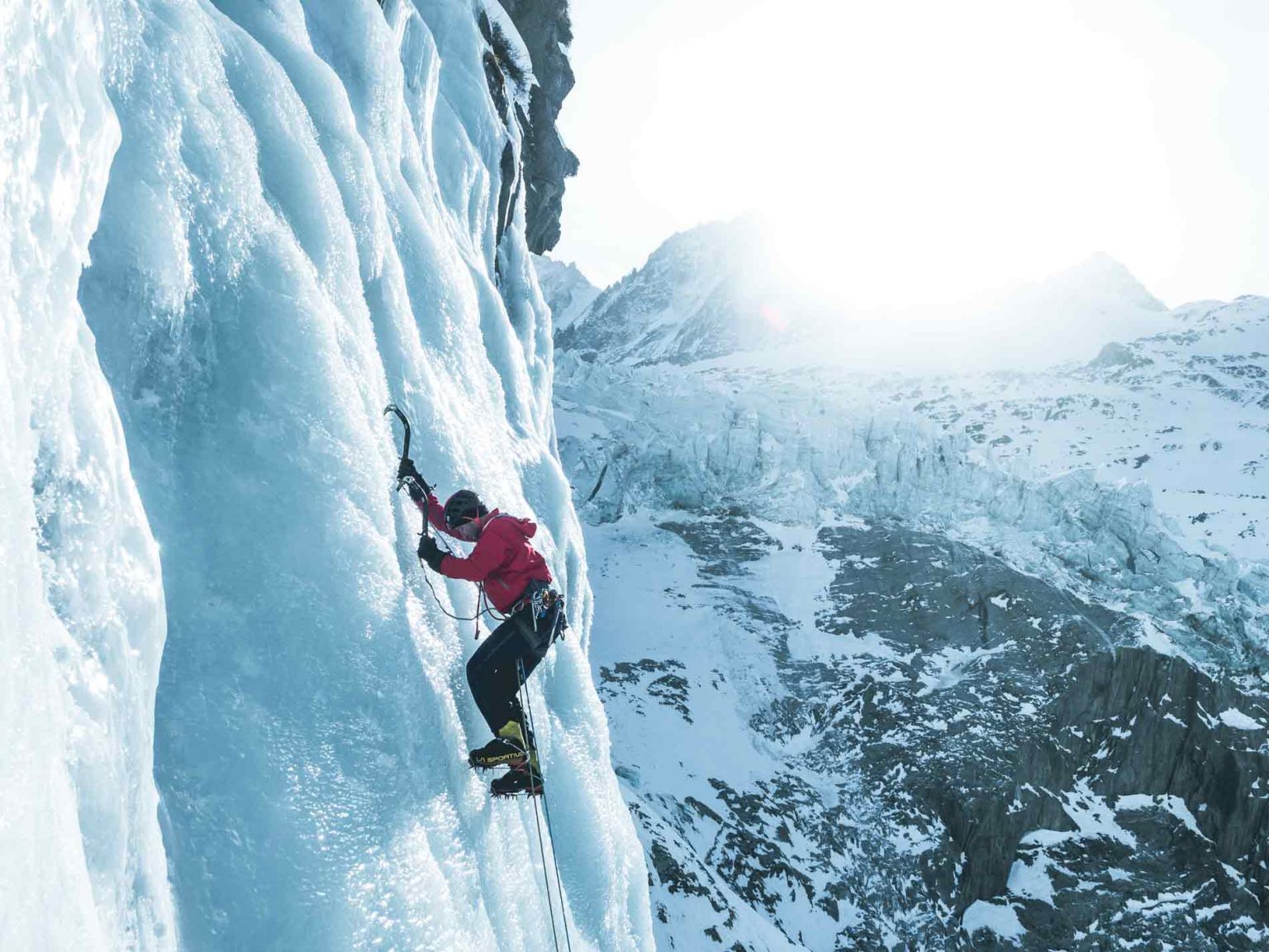 Escalada en hielo Chamonix y Cogne - Michel González Alpinismo